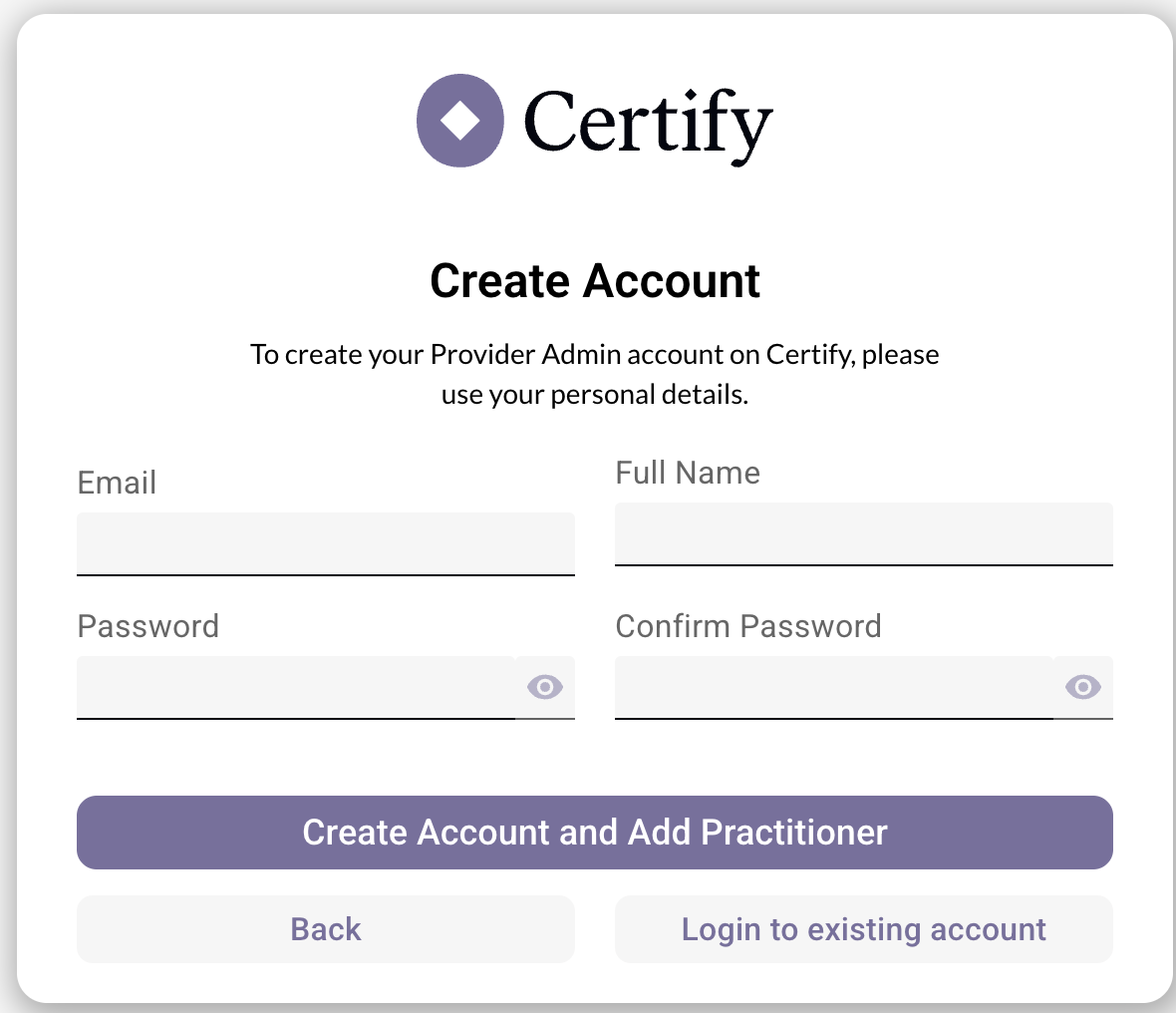Provider Portal Guide for Provider Admin